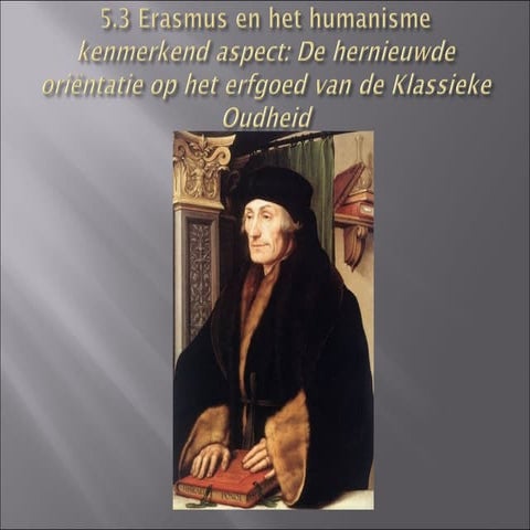 Erasmus en het humanisme | PPT | Christianity | Religion & Spirituality