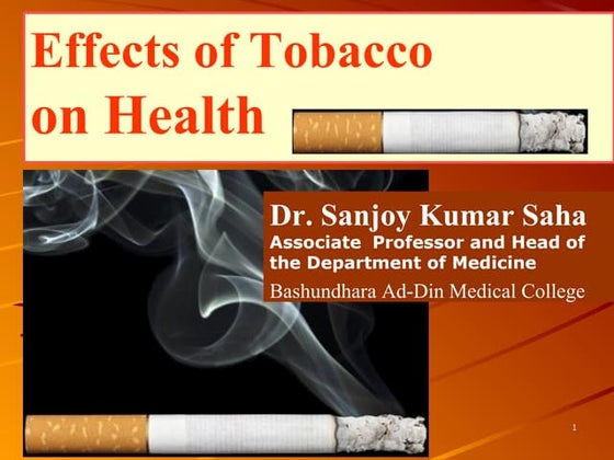 Tobacco Powerpoint | PPTX
