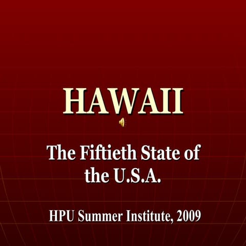 Hawaii | PPT