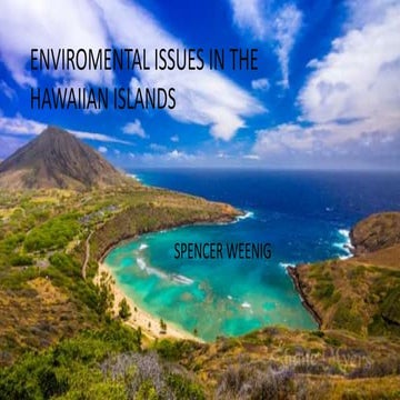 Hawaii enviromental issues | PPTX | Indoor Environmental Quality | Home ...