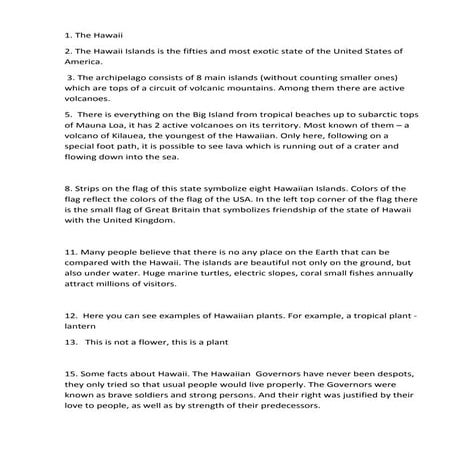 Hawaii lecture | DOC