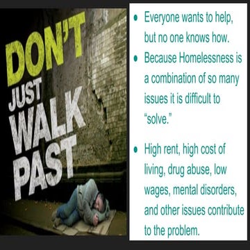 Solving homelessness | PPTX