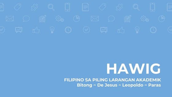 Filipino 8 Matalinghagang Pahayag | PPT