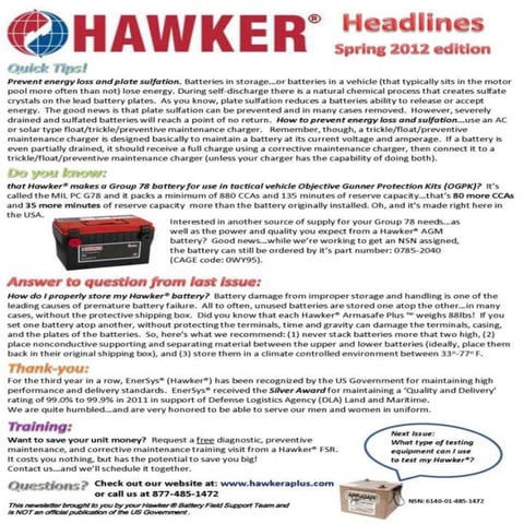 Hawker Headlines (All Editions) | PPTX