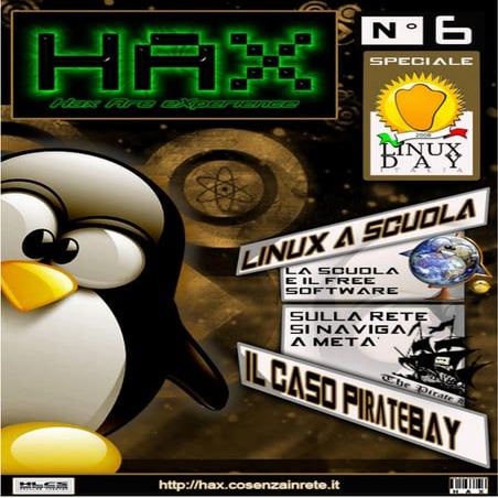 Hax N°6 Versione Speciale Linuxday 2008 | PDF