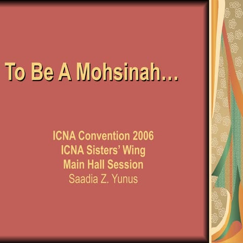 Modesty: A Part of Iman (Sisters) | PPTX
