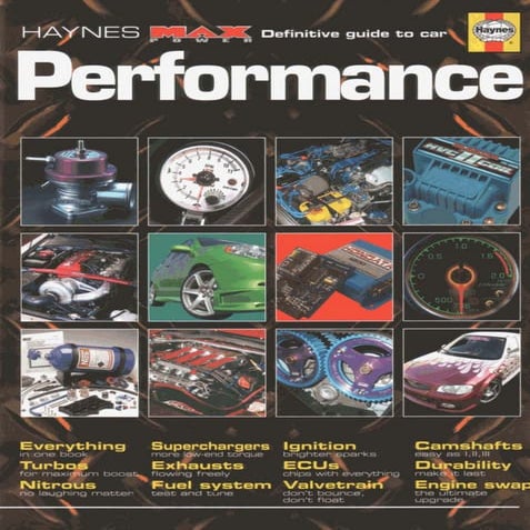 Haynes definitive guide to car performance | PDF