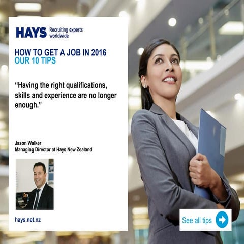 Hays - How to get a job in 2016 | PDF | Resume Writing and Advice | Job ...
