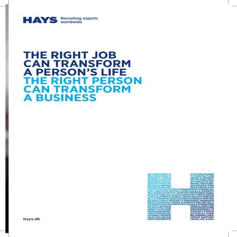 Hays Brochure | PDF