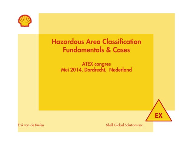 HAC - Hazardous Area Classification | PPTX