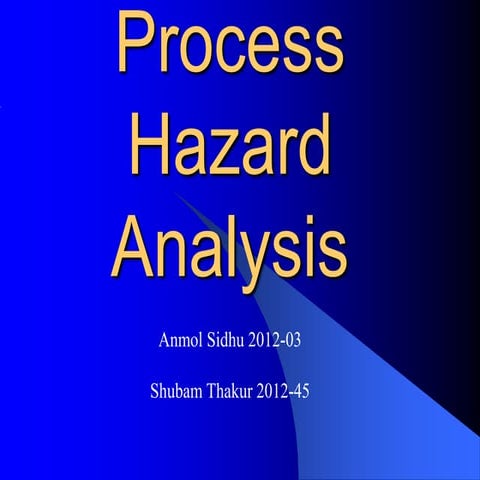 Hazard analysis | PPT