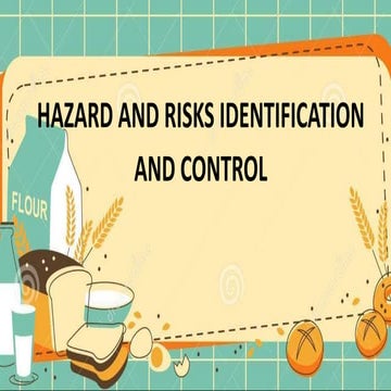 Hazards and risks | PPTX