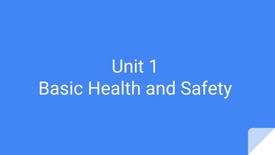 Basic health unit | DOCX