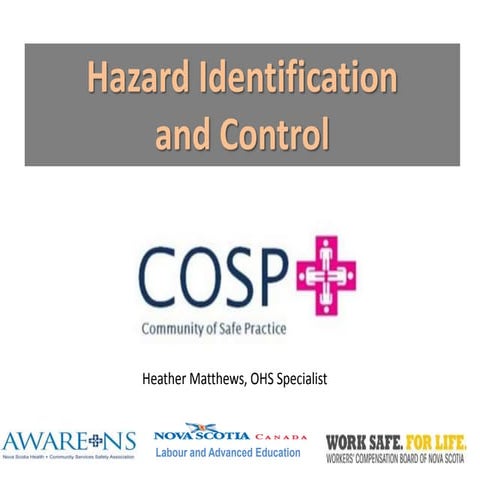 Hazard id and control training v1 | PPT