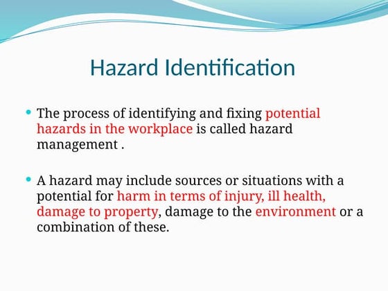 RISK MANAGEMENT SAFETY APPLIED TO SAFETY, SECURITY.pptx | Medical Health