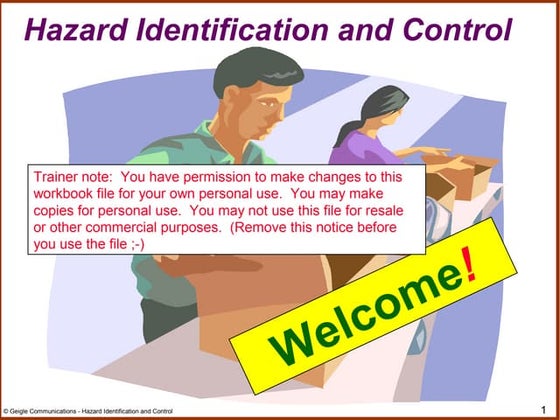 hazard Management | PPT