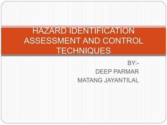 Hazard identification | PPT