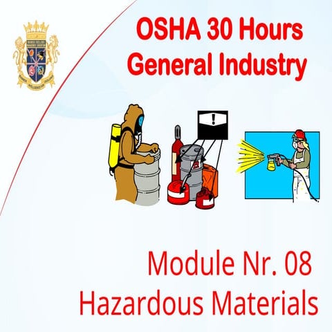 Hazardous Materials handling, storage and disposal | PPT
