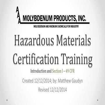 Section 4-Identification IATA DGR sect.4 | PPT