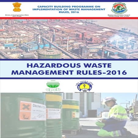 Hazardous waste management in India | PDF