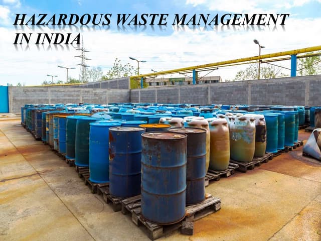 HAZARDOUS WASTE MANAGEMENT---PPT | PPTX
