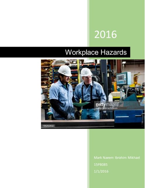 Shop floor safety | PDF