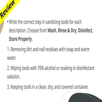 Health & Safety in a Spa and Salon | PPTX