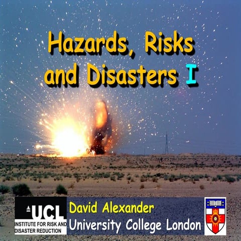 Hazards Risks Disasters 1 | PDF