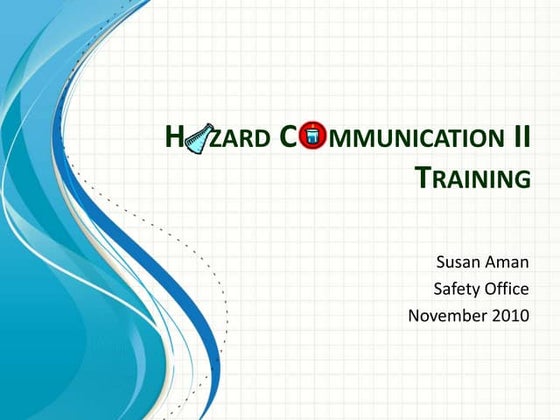 FIRST RESPONDER HAZMAT AWARENESS POWERPOINT TRAINING PRESENTATION | PPT