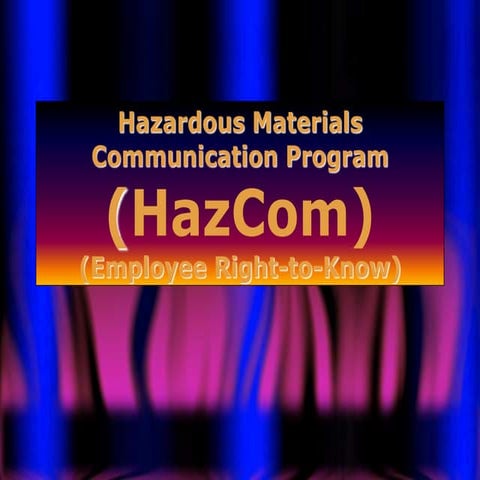 HAZCOM Training PPT.ppt