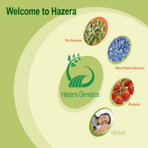 Hazera Genetics Presentation | PPT