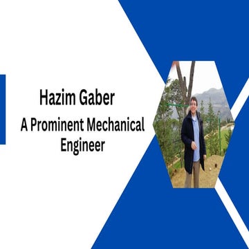 Hazim Gaber - A Prominent Mechanical Engineer | PDF