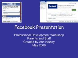 Facebook Powerpoint | PPT