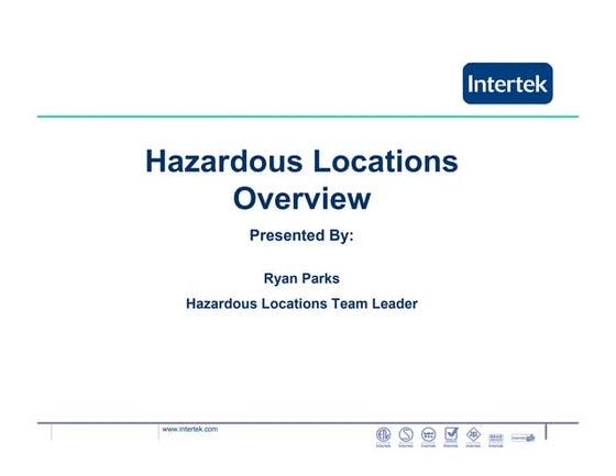 Hazardous Area Location Guide - IEC NEC CEC & ATEX By Emerson ...