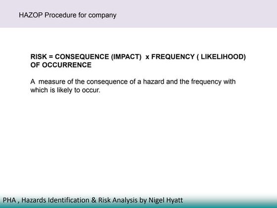 Hazop analysis complete report | DOCX | Chemistry | Science
