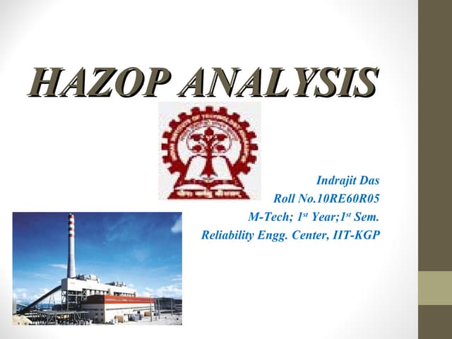 Hazop analysis complete report | DOCX