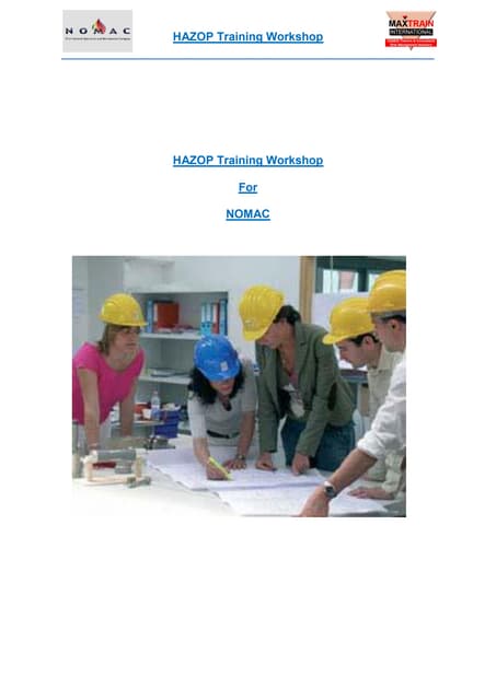 Hazop analysis complete report | DOCX