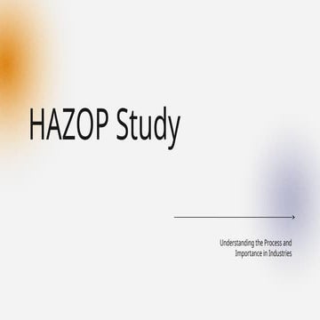 SOGAcademy- HAZOP Training Comprehensive Approach to Hazard and ...