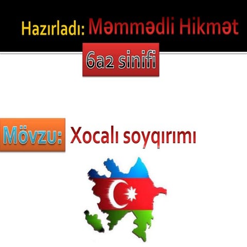 Xocali faciesi | PPTX