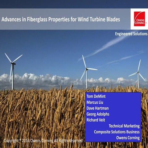 Advancements in Composite Materials for Wind Blades | PDF