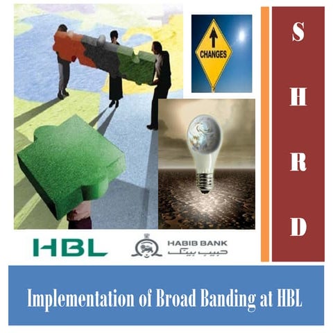 HBL BANK Implementating Of Broadbanding | PPT