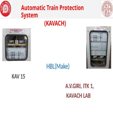 KAVACH rollout and it’s implementation IR | PPTX