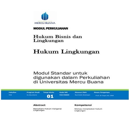 PPT HUKUM LINGKUNGAN PERTEMUAN 1 nn.pptx