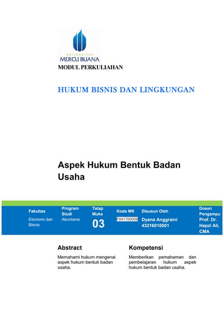 Manajemen Strategik Lingkungan Eksternal | PPTX