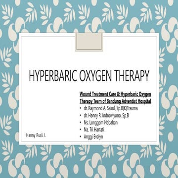 Hyperbaric Oxygen Therapy in medical uses.pptx