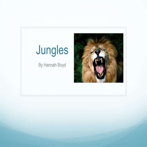 Jungles Powerpoint | PPTX