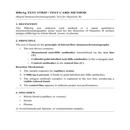 HIV_Test_Strip_Test_Card_Method microbiology | DOCX