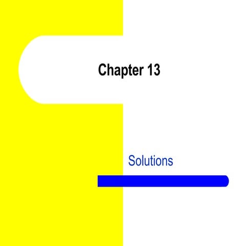 Aqueous Solutions Notes Aqueous Solutions Notes | PPTX