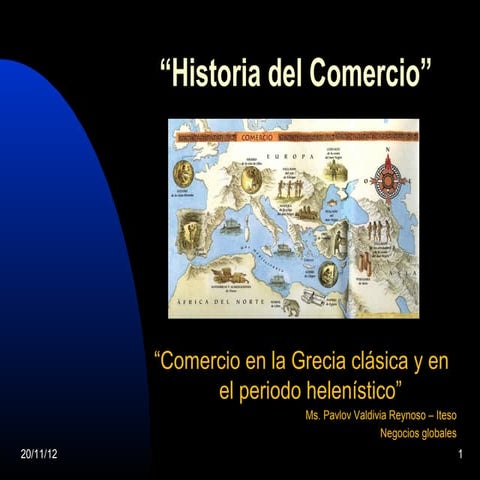 Comercio grecia | PPTX