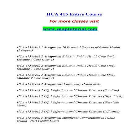 Students handout online course introduction to public health ethics ...